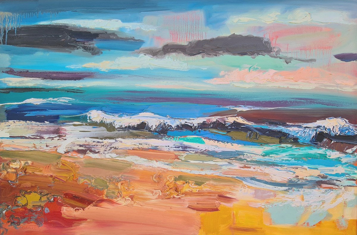 Dark Clouds, North Sea | Judith Bridgland - Clarendon Fine Art