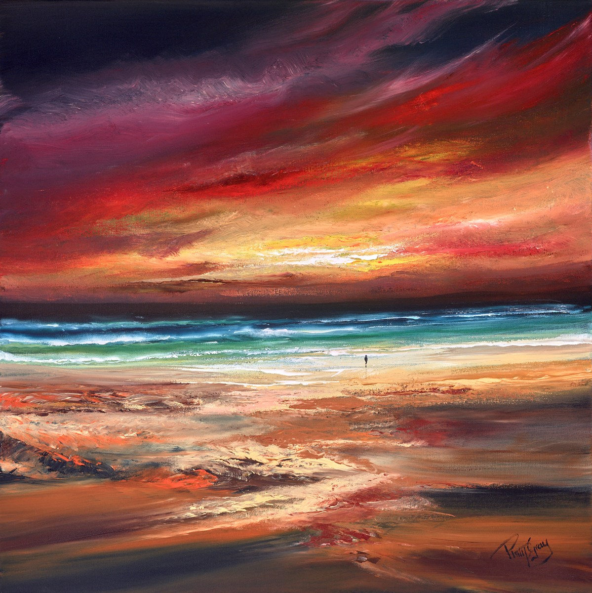 Sunset Stroll | Philip Gray - Clarendon Fine Art