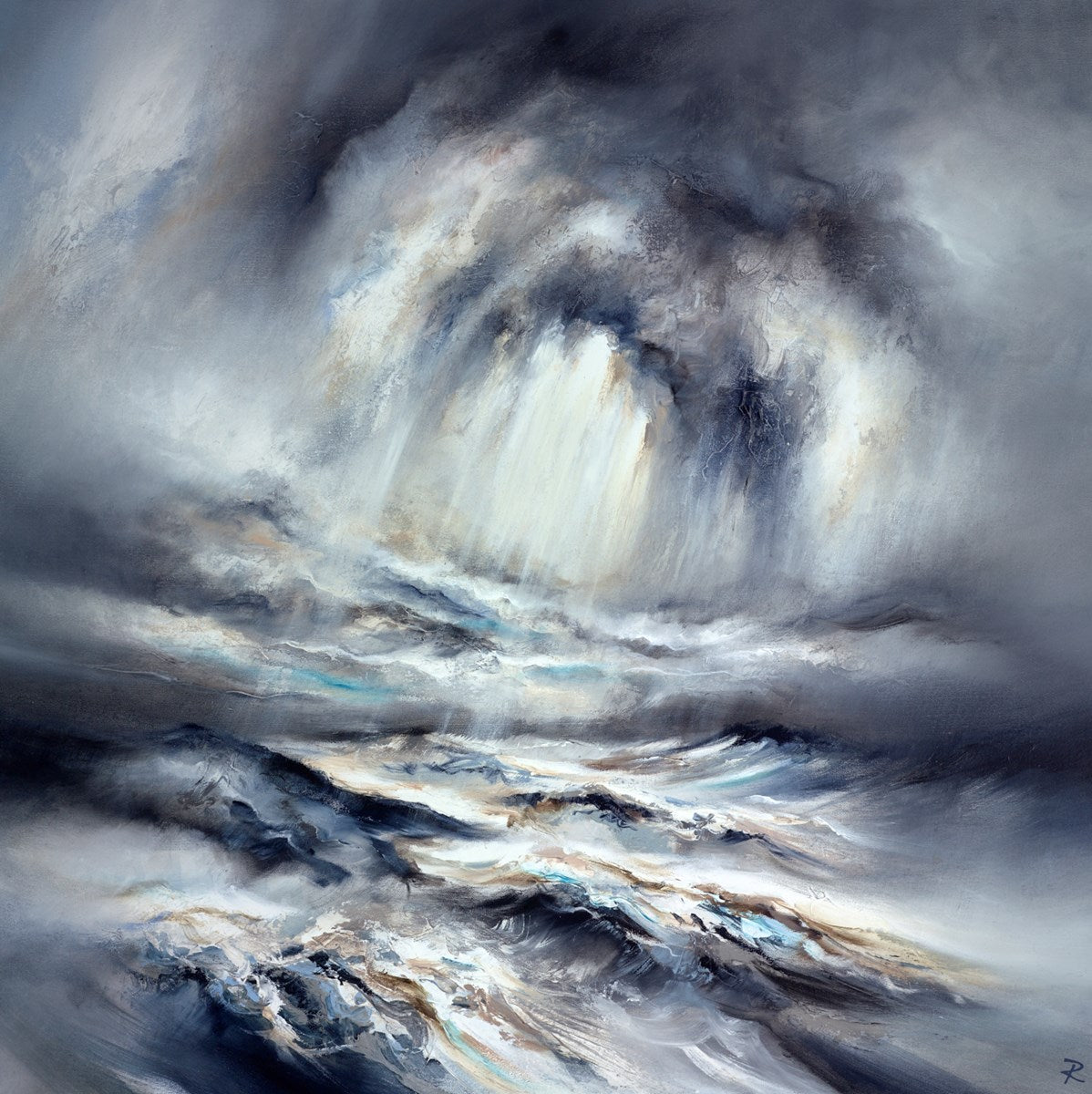 Retreating Storm | Chris and Steve Rocks - Clarendon Fine Art