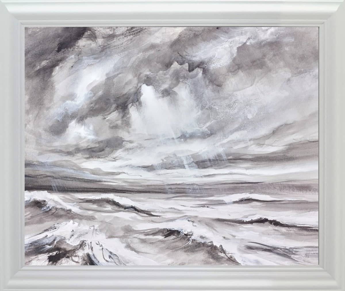 Storm At Sea (Study) | Chris and Steve Rocks - Clarendon Fine Art