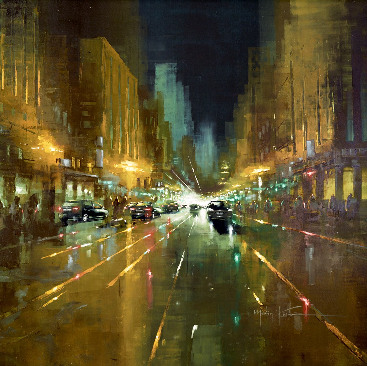 London Midnight In The City | Martin Köster – Clarendon Fine Art