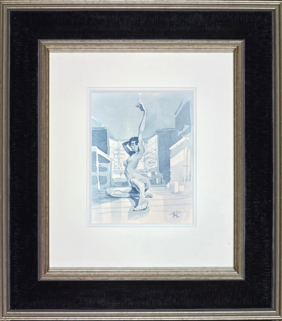 Rebecca In The Studio | Toby Mulligan - Clarendon Fine Art