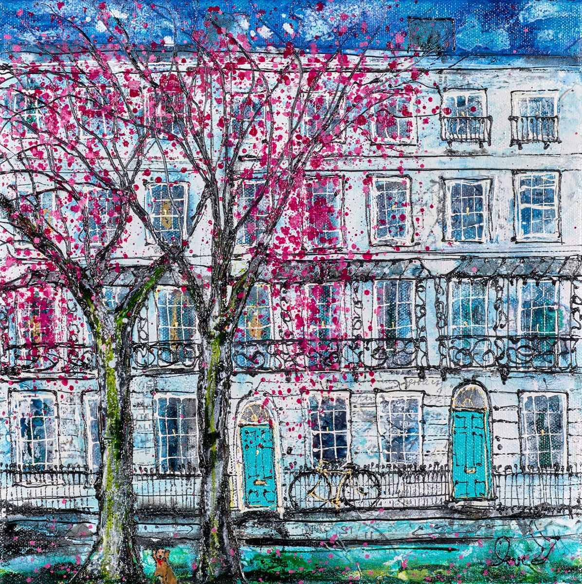 Cobalt Doors | Katharine Dove – Clarendon Fine Art