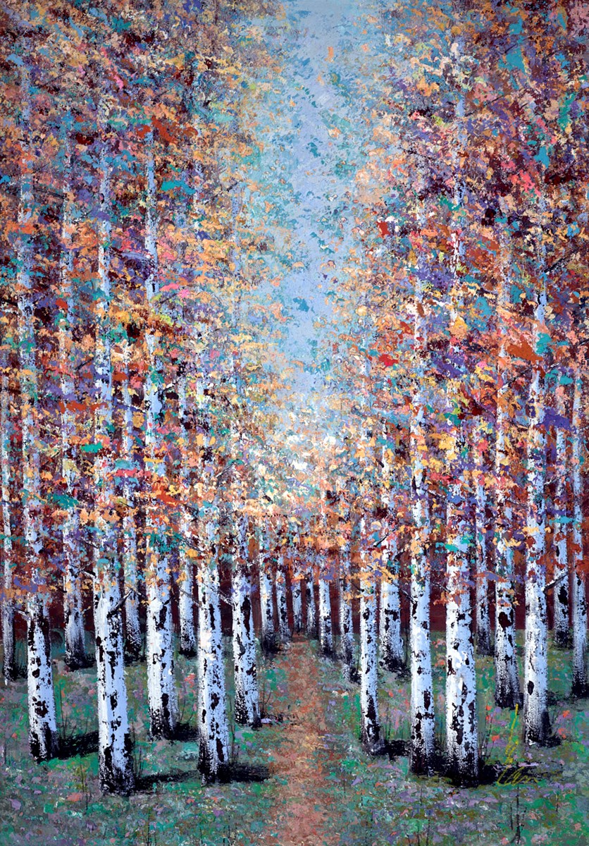 A Colourful Forest IV | Inam - Clarendon Fine Art
