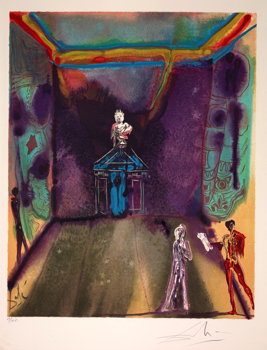Celise Receives Germeuil's Letter | Salvador Dali – Clarendon Fine Art