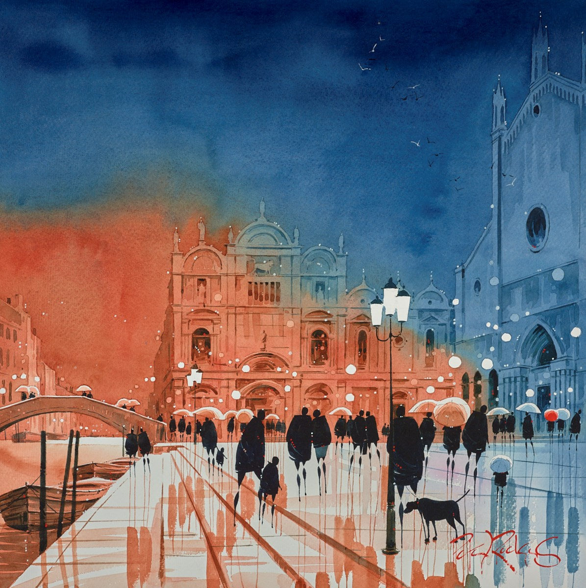 Canal Reflections - Venice | Peter J Rodgers - Clarendon Fine Art