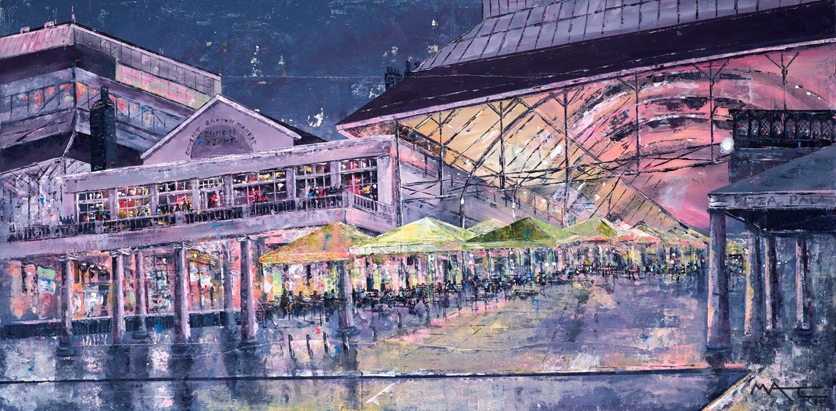 Friday Night Gathering - Covent Garden | Mark Curryer - Clarendon Fine Art