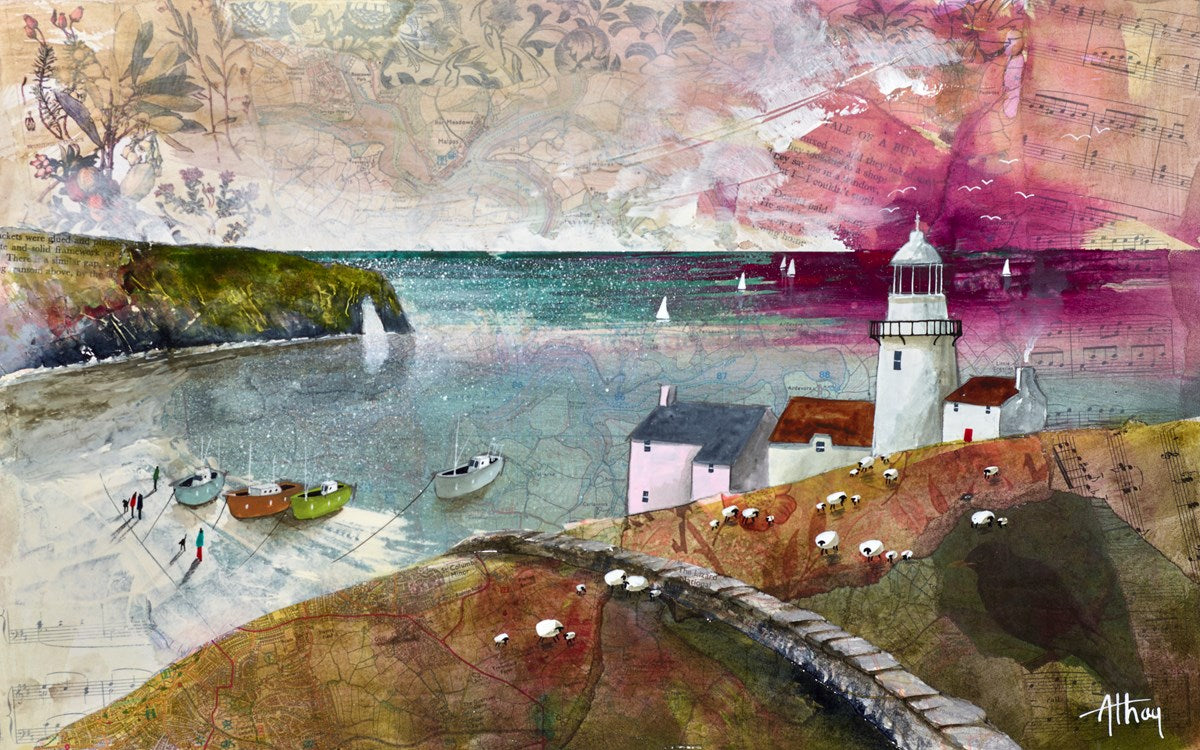 Flock To The Lighthouse | Keith Athay – Clarendon Fine Art