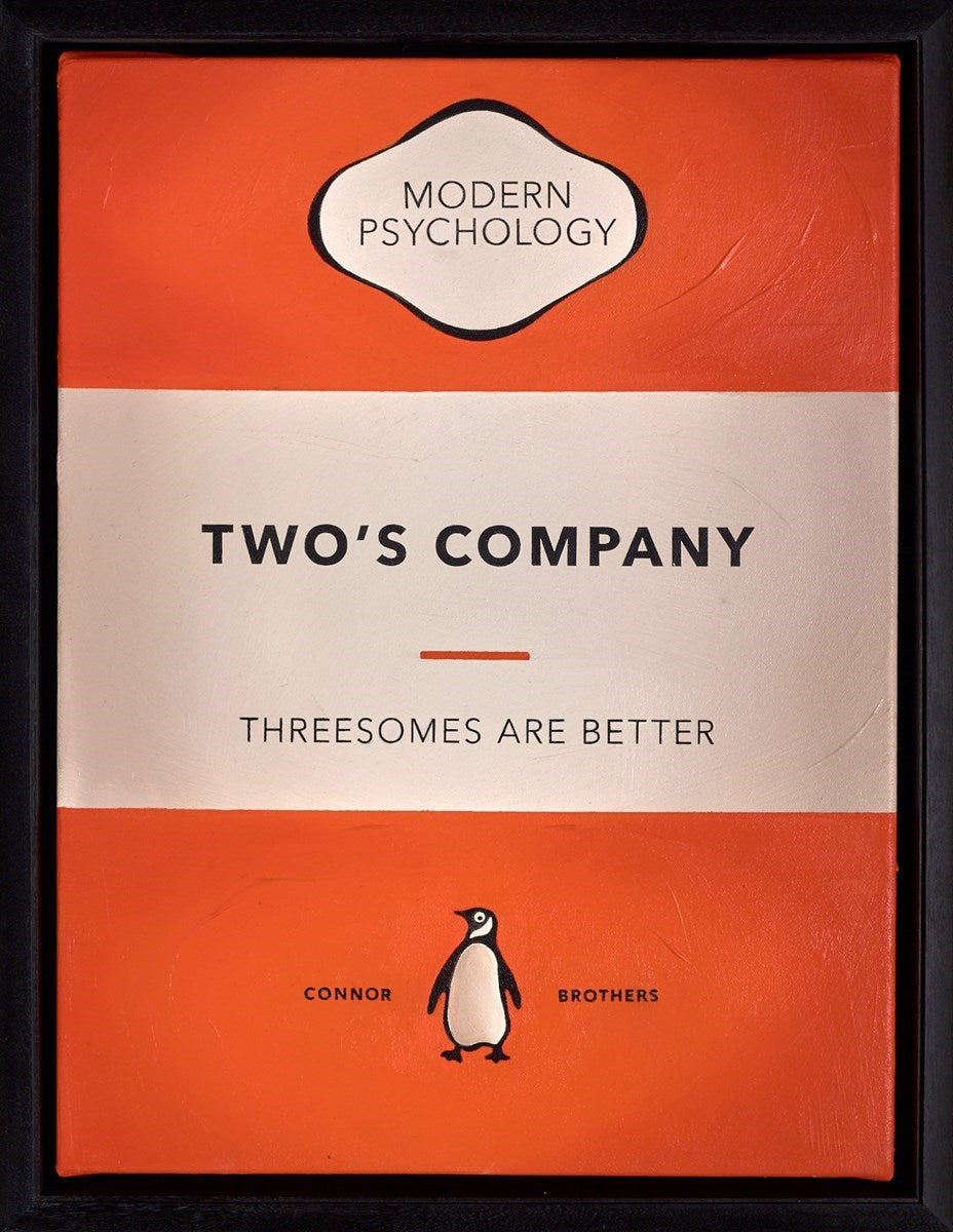 Two's Company (Orange) | The Connor Brothers – Clarendon Fine Art