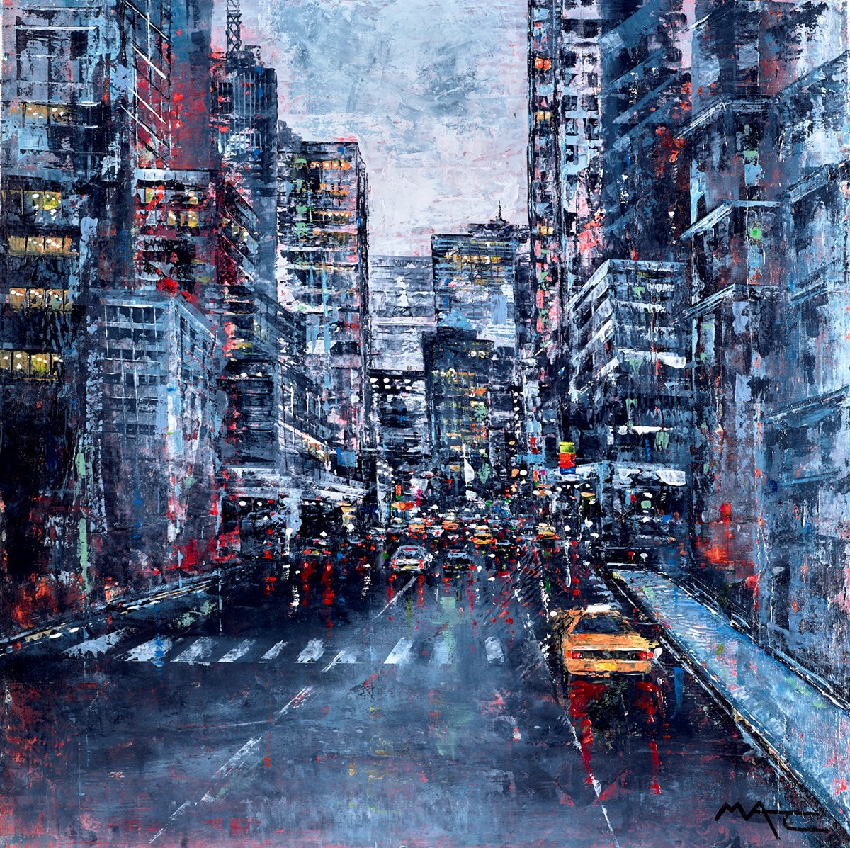 Always Busy, NYC | Mark Curryer – Clarendon Fine Art