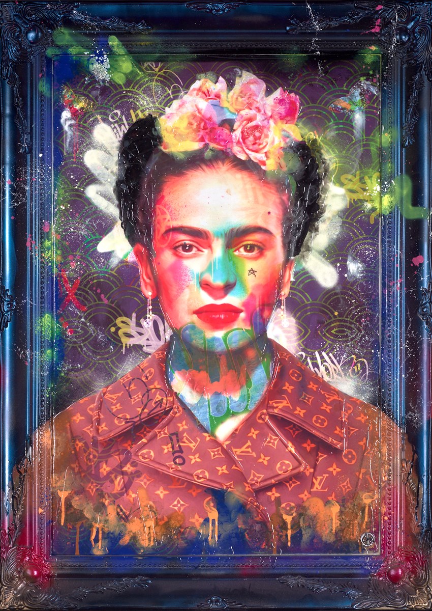 Frida Kahlo Artwork Frida Kahlo Floral Wall Art