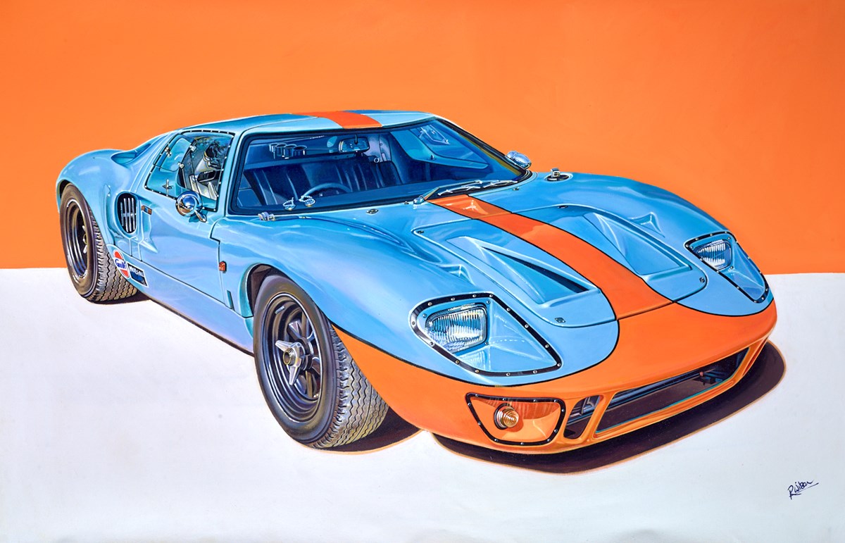 2016 Ford GT 40 Mk1 Gulf Livery | Roz Wilson – Clarendon Fine Art