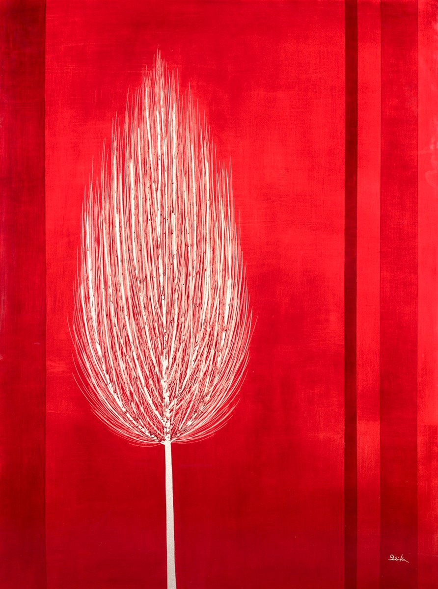 Silent Grove - Red | Nakisa Seika – Clarendon Fine Art