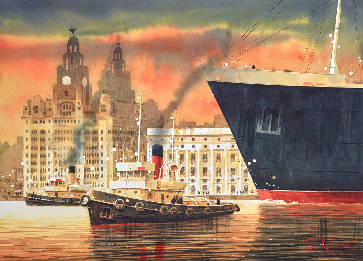 Mersey Tugs - Liverpool | Peter J Rodgers – Clarendon Fine Art