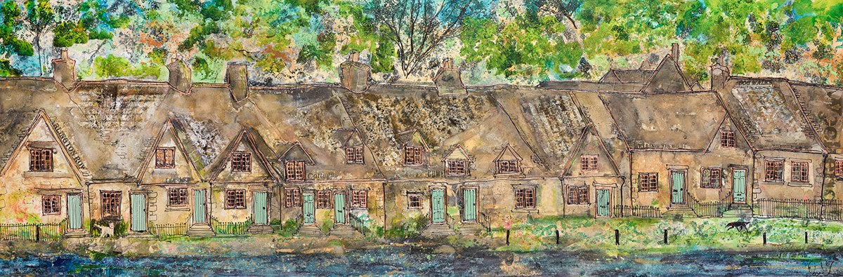 Two Labradors At Arlington Row | Katharine Dove – Clarendon Fine Art
