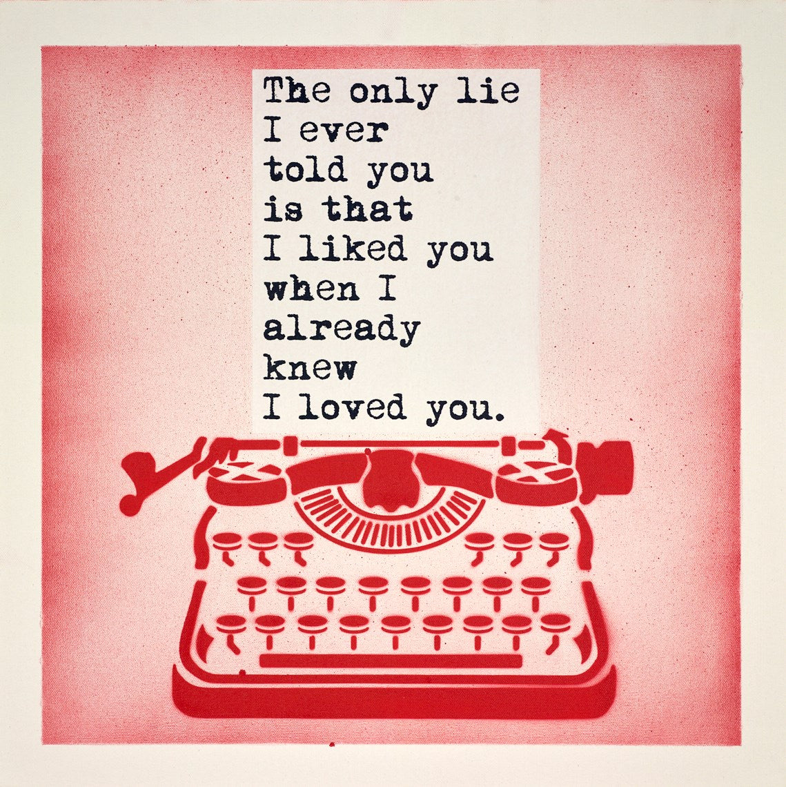 The Only Lie... | WRDSMTH – Clarendon Fine Art