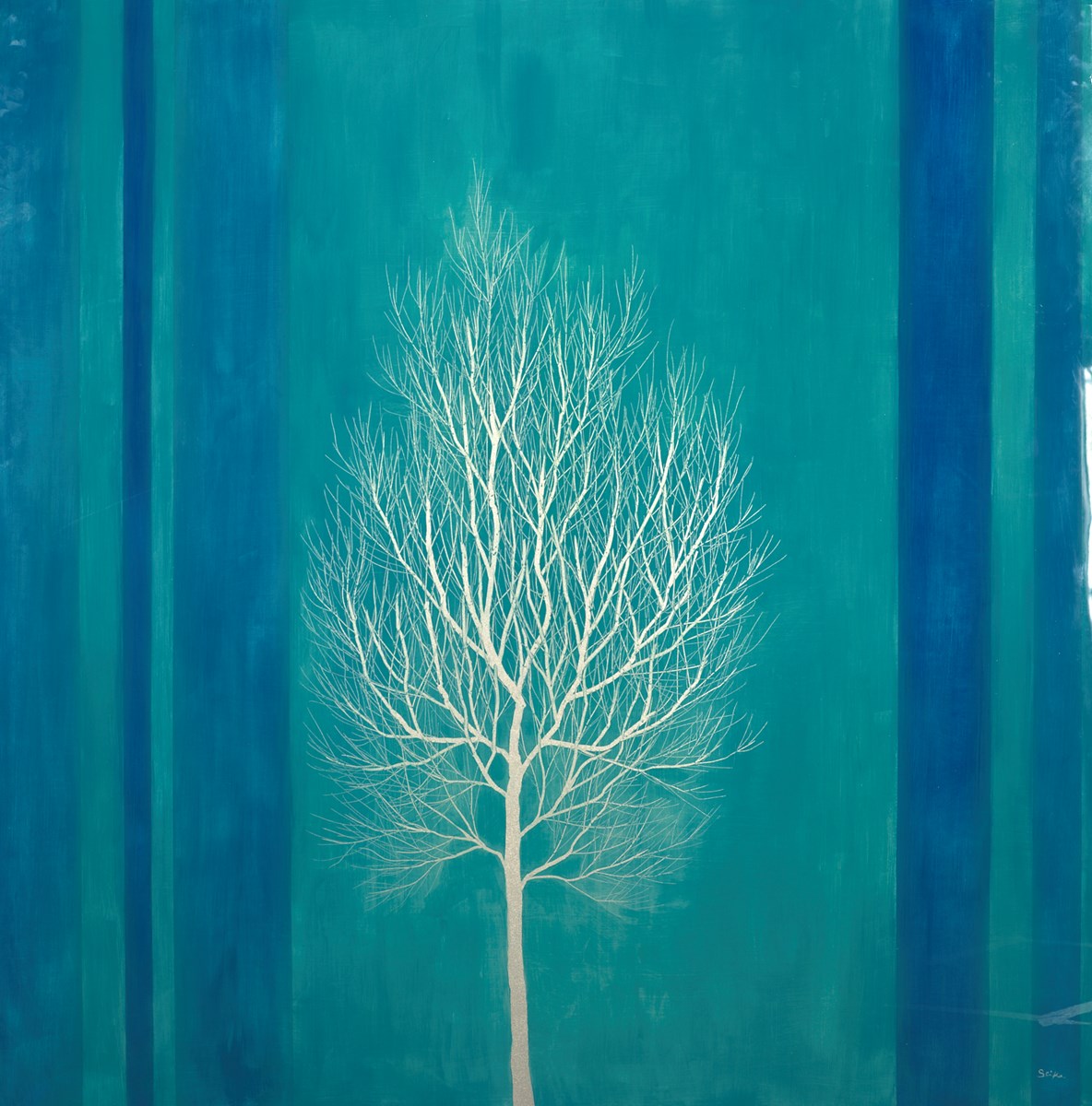 Silent Grove - Blue IV | Nakisa Seika - Clarendon Fine Art