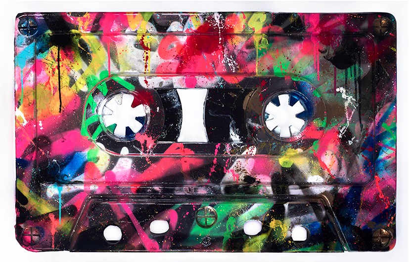 Graffiti Cassette Tape | Dan Pearce – Clarendon Fine Art