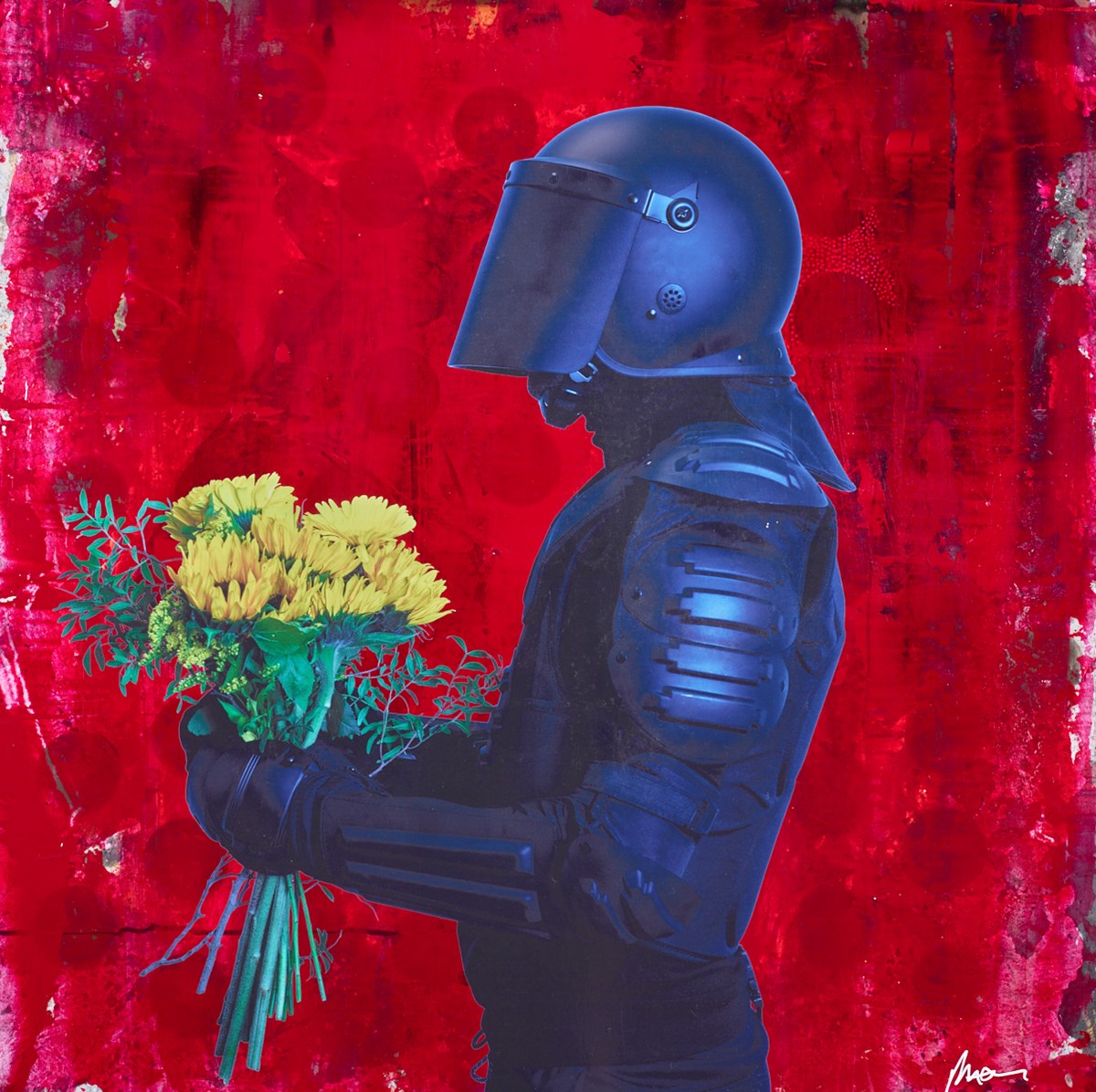 Riot Flowers (Red) | Maxim – Clarendon Fine Art