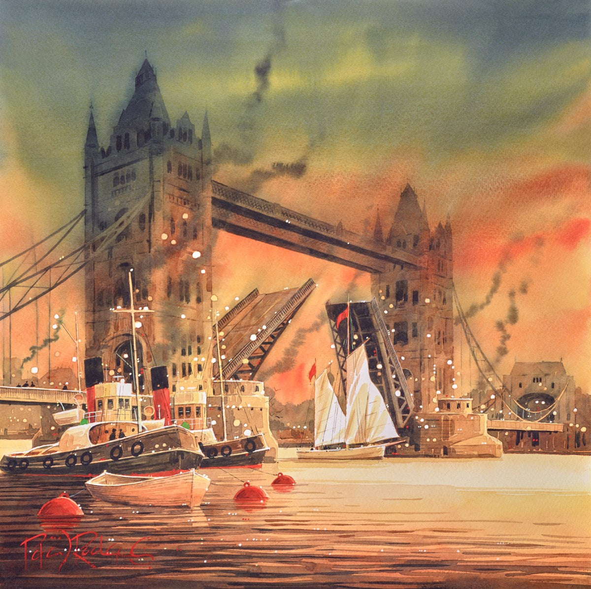 Smokey Bridge - London | Peter J Rodgers – Clarendon Fine Art