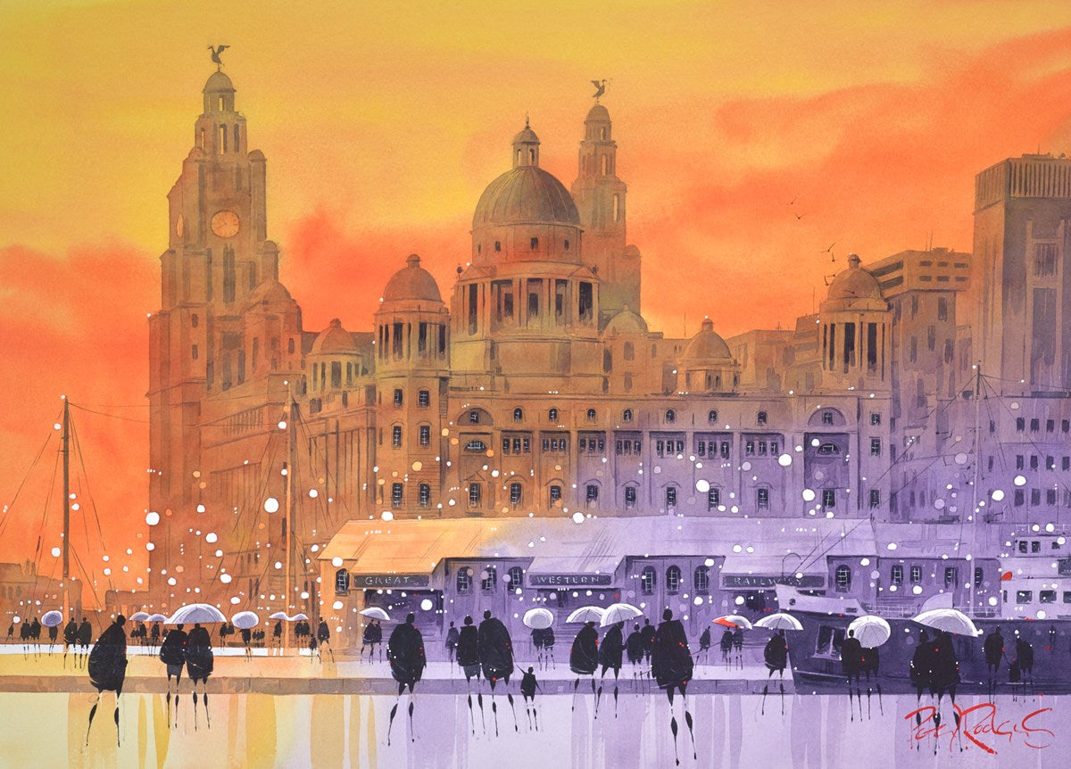 Liverpool Skyline | Peter J Rodgers - Clarendon Fine Art