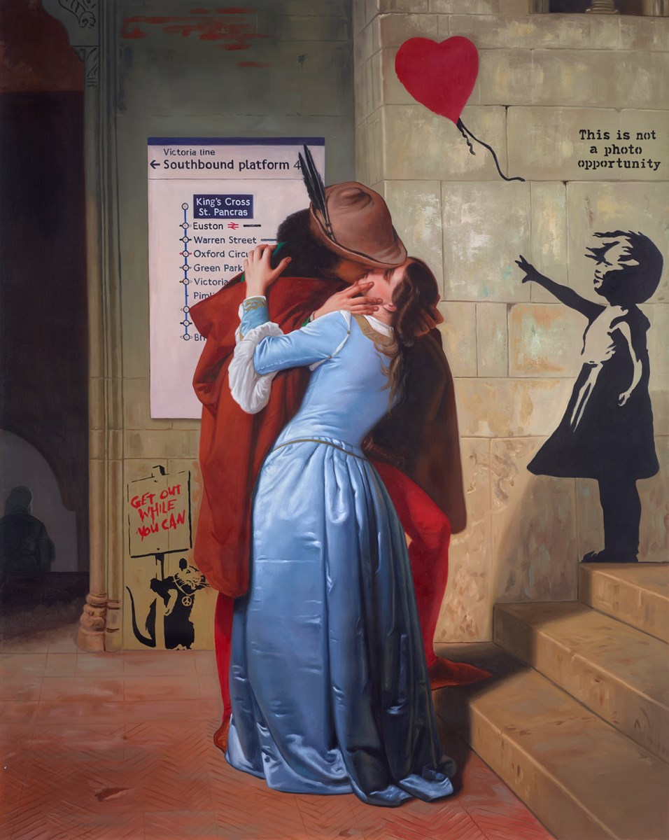 The Urban Kiss IV | Leo Manelli - Clarendon Fine Art