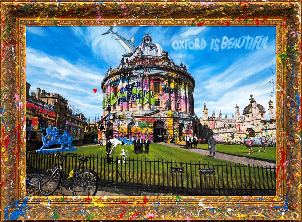 Oxford Is Beautiful | Mr. Brainwash – Clarendon Fine Art