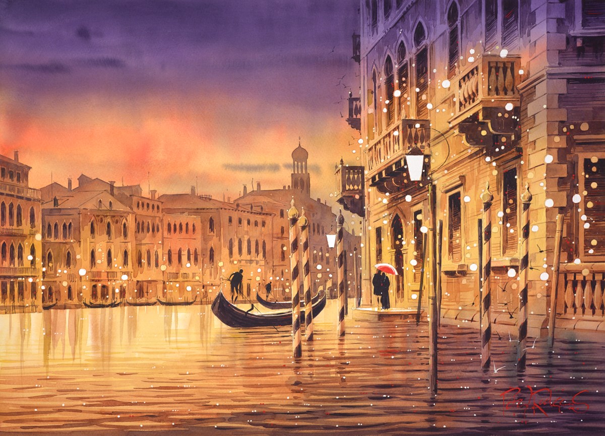 Gondola For Two - Venice | Peter J Rodgers – Clarendon Fine Art