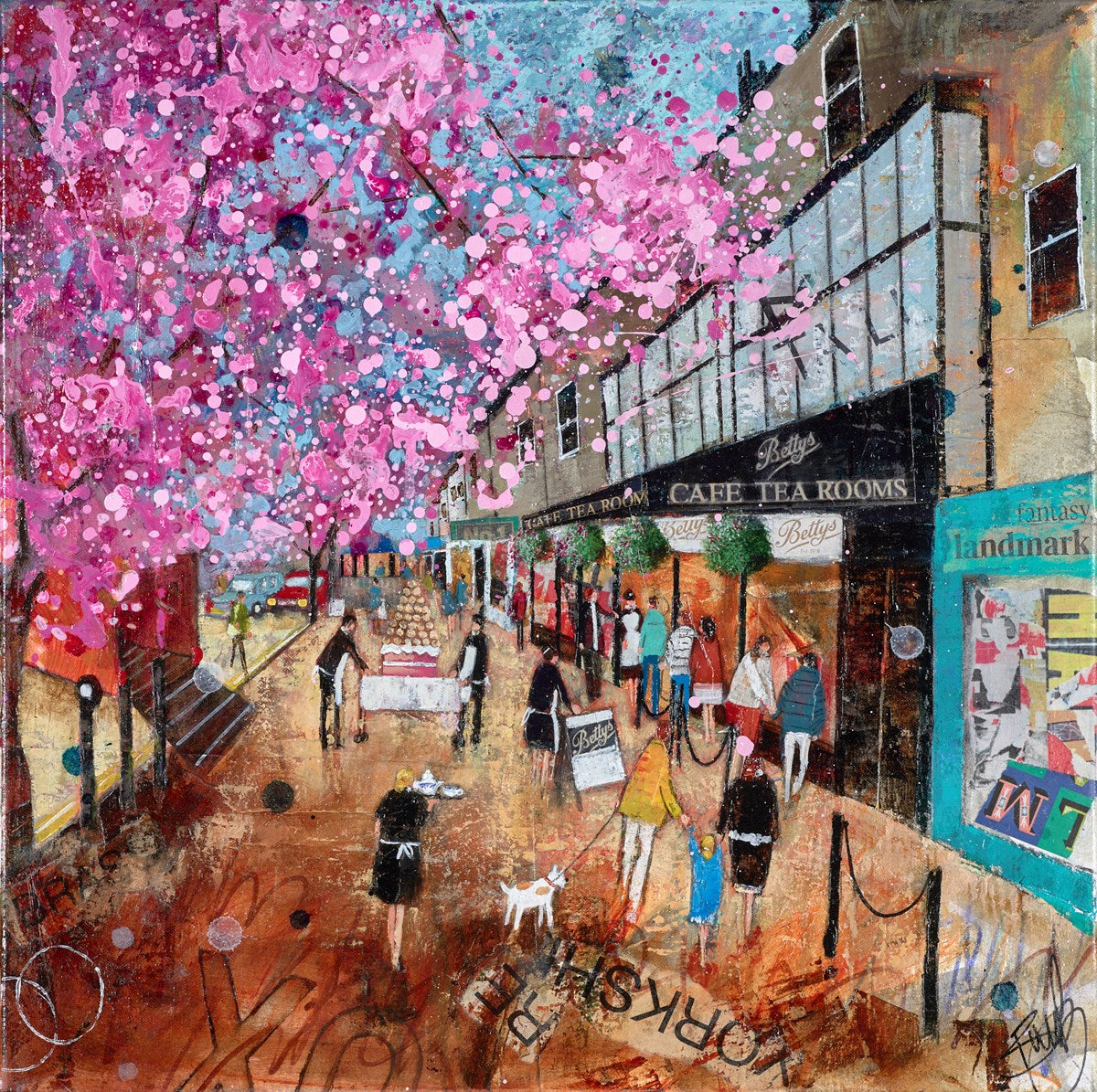 Betty's Tea Rooms II | Richard Burel – Clarendon Fine Art