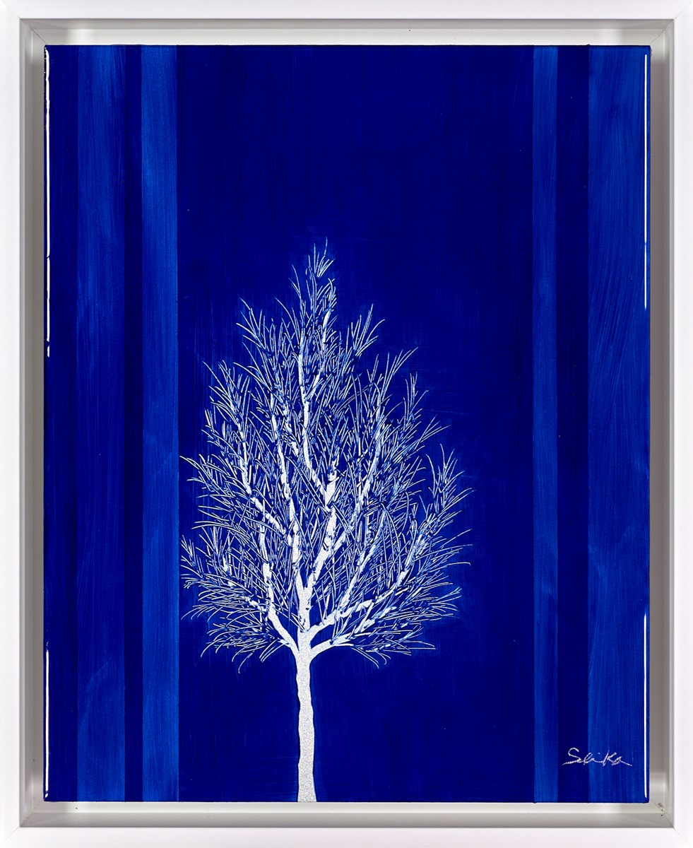 Silent Grove- Blue III | Nakisa Seika – Clarendon Fine Art