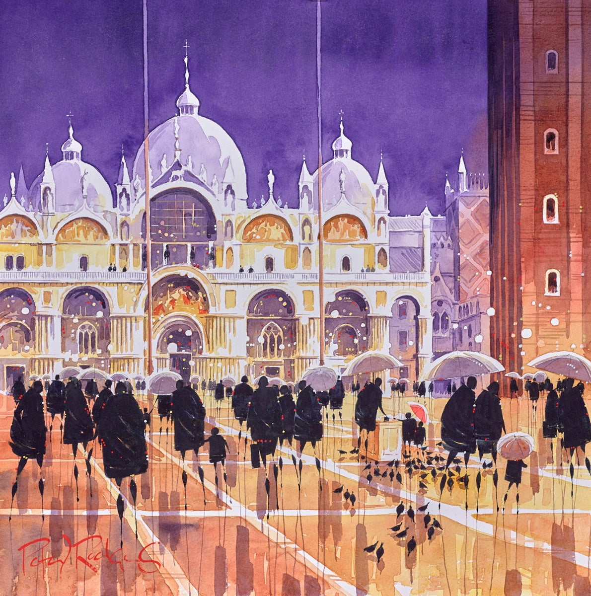 The Seed Seller - Venice | Peter J Rodgers – Clarendon Fine Art