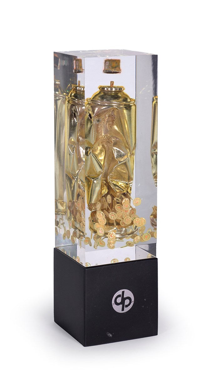 Crystal Can (Gold) | Dan Pearce - Clarendon Fine Art