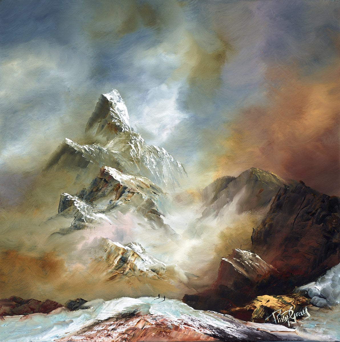 Misty Mountain II | Philip Gray – Clarendon Fine Art