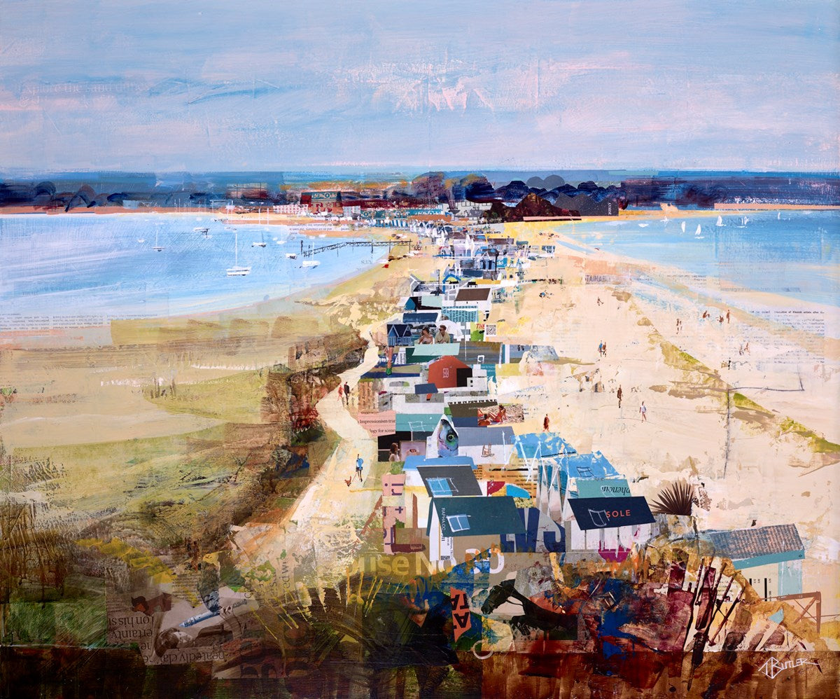 Beach Huts , Mudeford | Tom Butler – Clarendon Fine Art