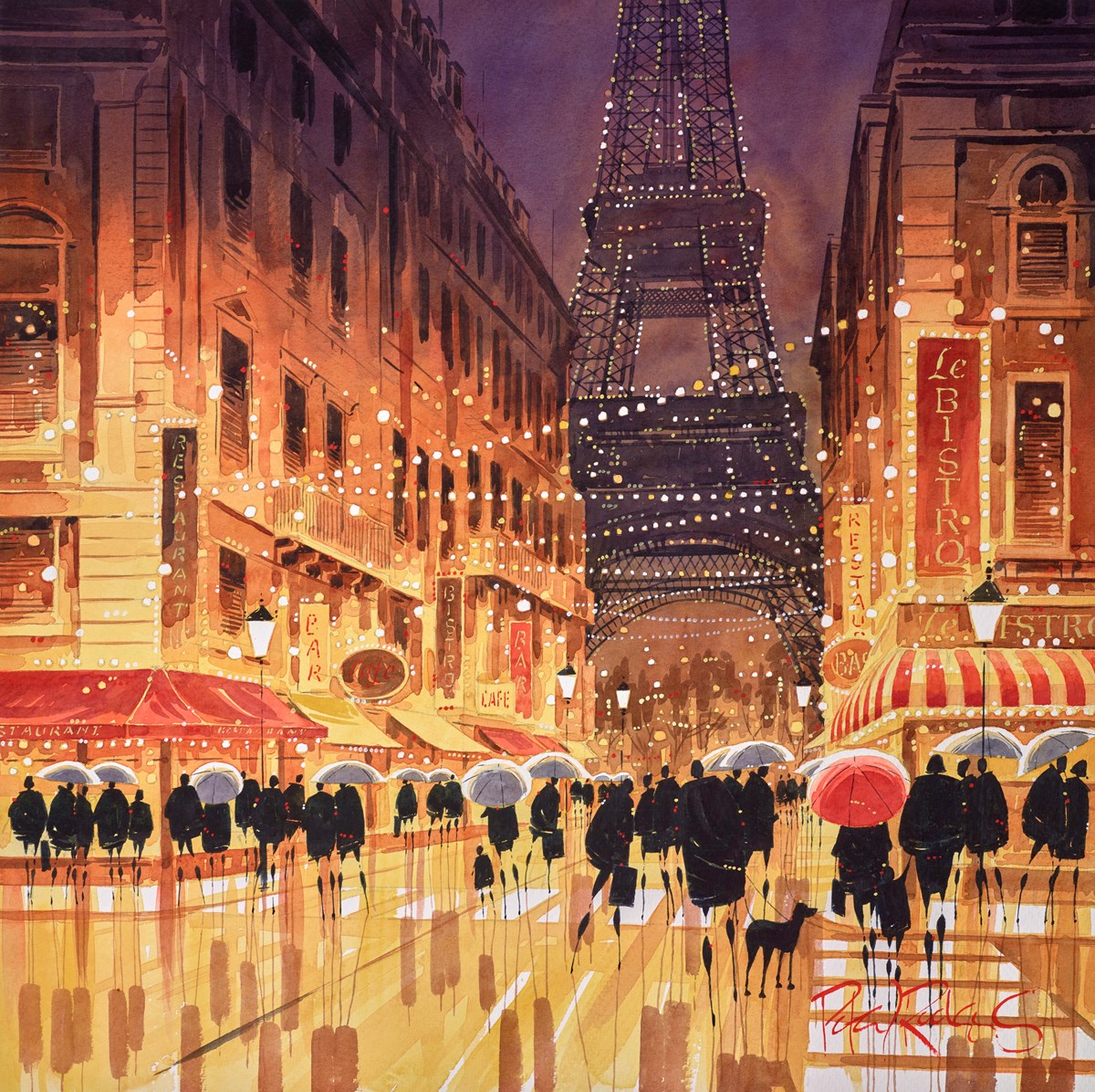 Paris Lights | Peter J Rodgers – Clarendon Fine Art