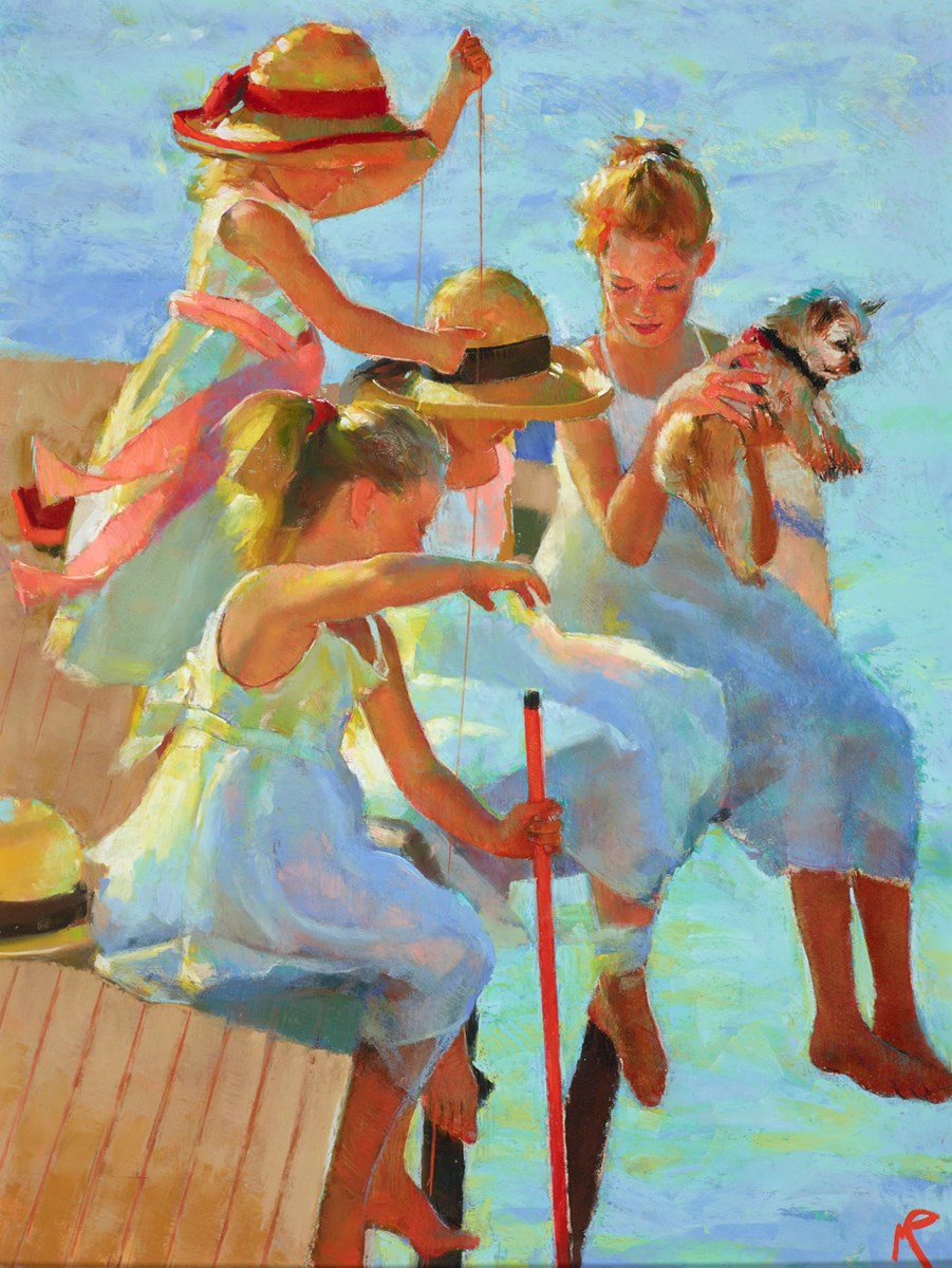 Fun On The Pier | Mark Rowbotham - Clarendon Fine Art