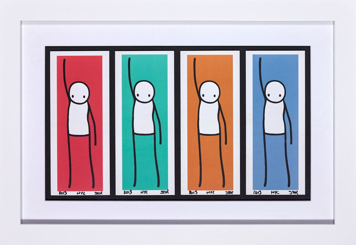 Liberty (Red, Teal, Orange & Blue Showcards) | Stik - Clarendon Fine Art