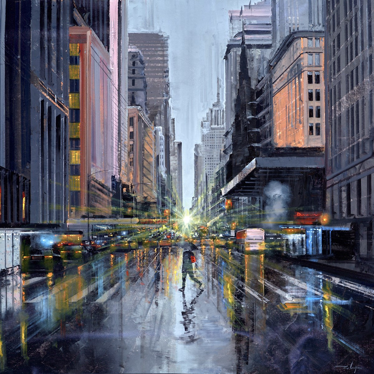 Sunset On The Fifth | Ziv Cooper – Clarendon Fine Art