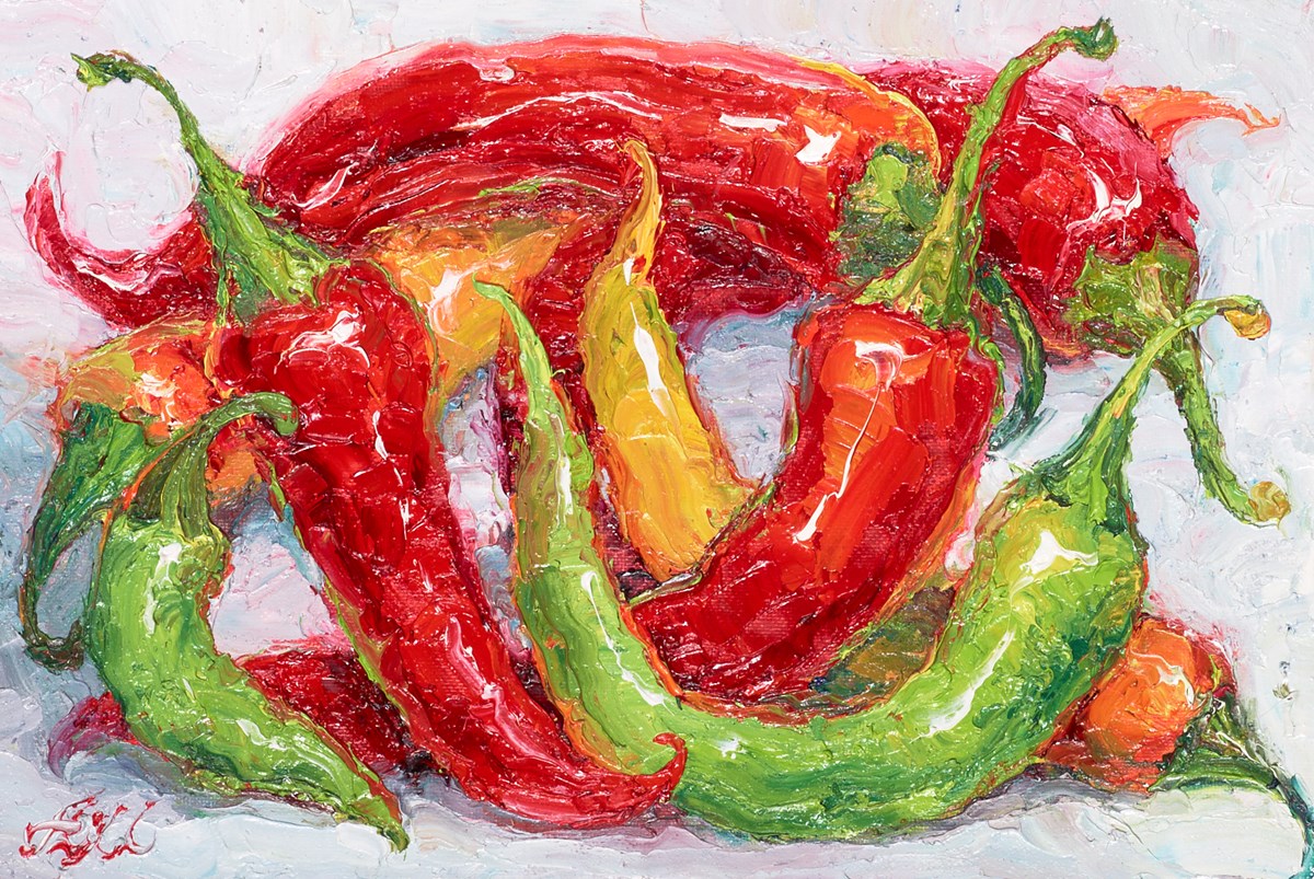 Variety Of Chillies | Lana Okiro - Clarendon Fine Art