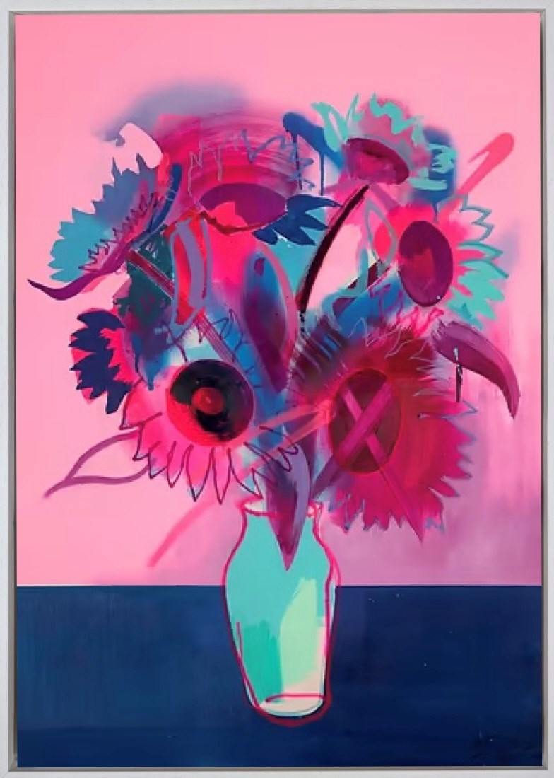 Pink Sunflowers | Tim Fowler - Clarendon Fine Art