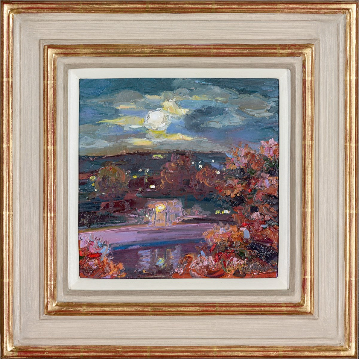 Full Moon Over River,Bath | Judith Bridgland – Clarendon Fine Art