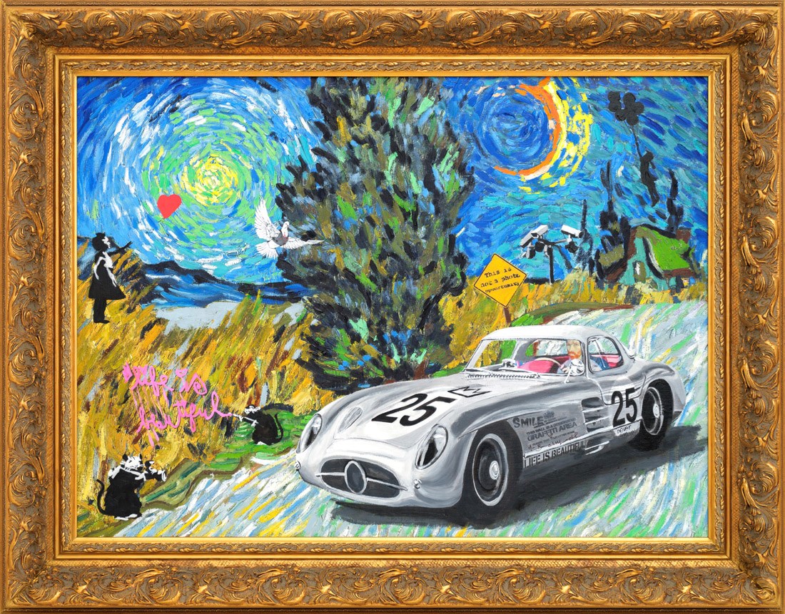 Fueled By Starry Nights | Mr. Brainwash – Clarendon Fine Art
