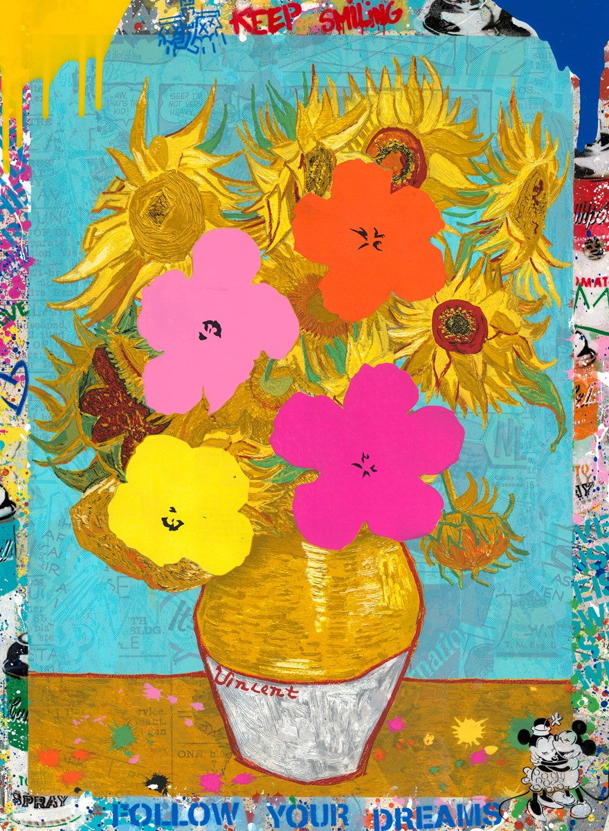 Pop Flowers | Mr. Brainwash – Clarendon Fine Art