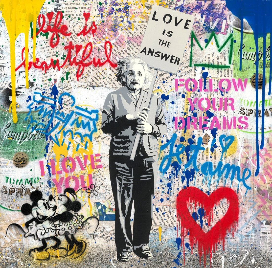 Einstein | Mr. Brainwash - Clarendon Fine Art