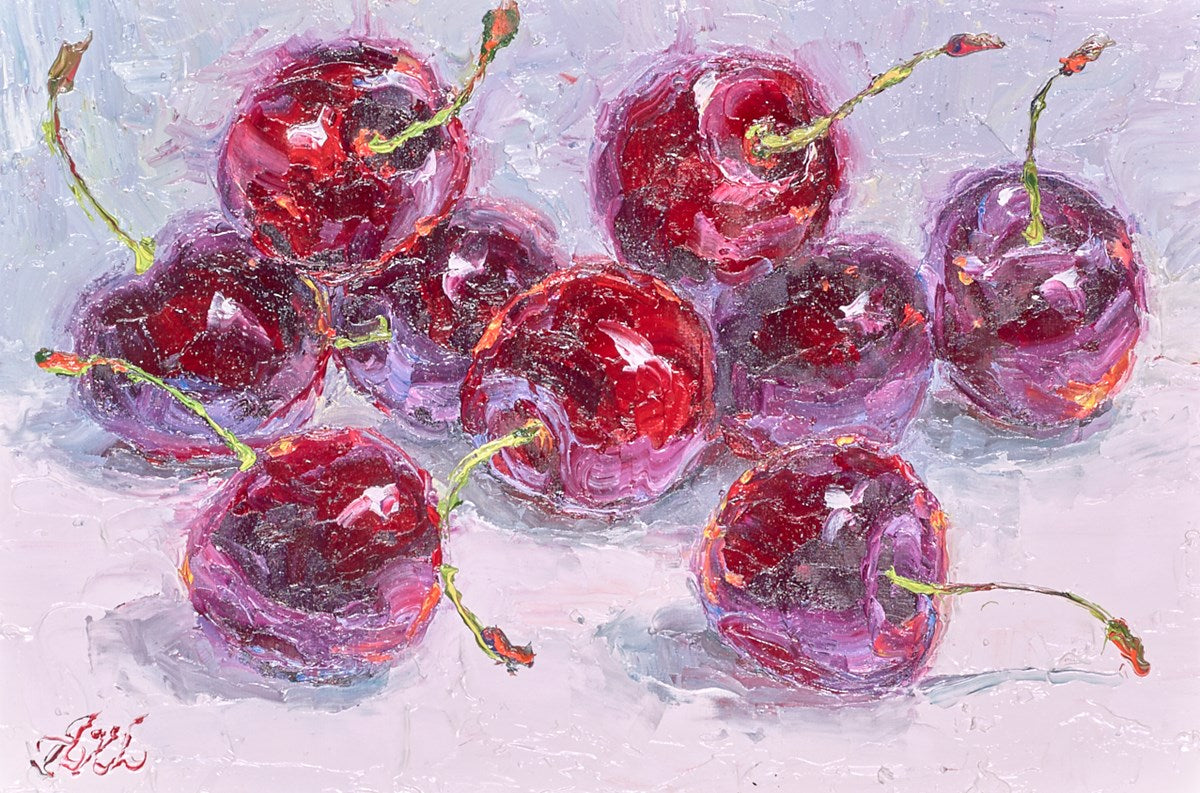 Black Cherries V | Lana Okiro – Clarendon Fine Art