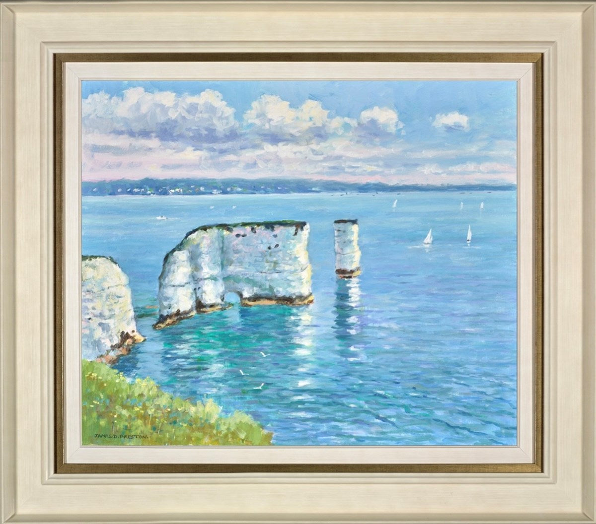 Old Harry Rock | James Preston – Clarendon Fine Art