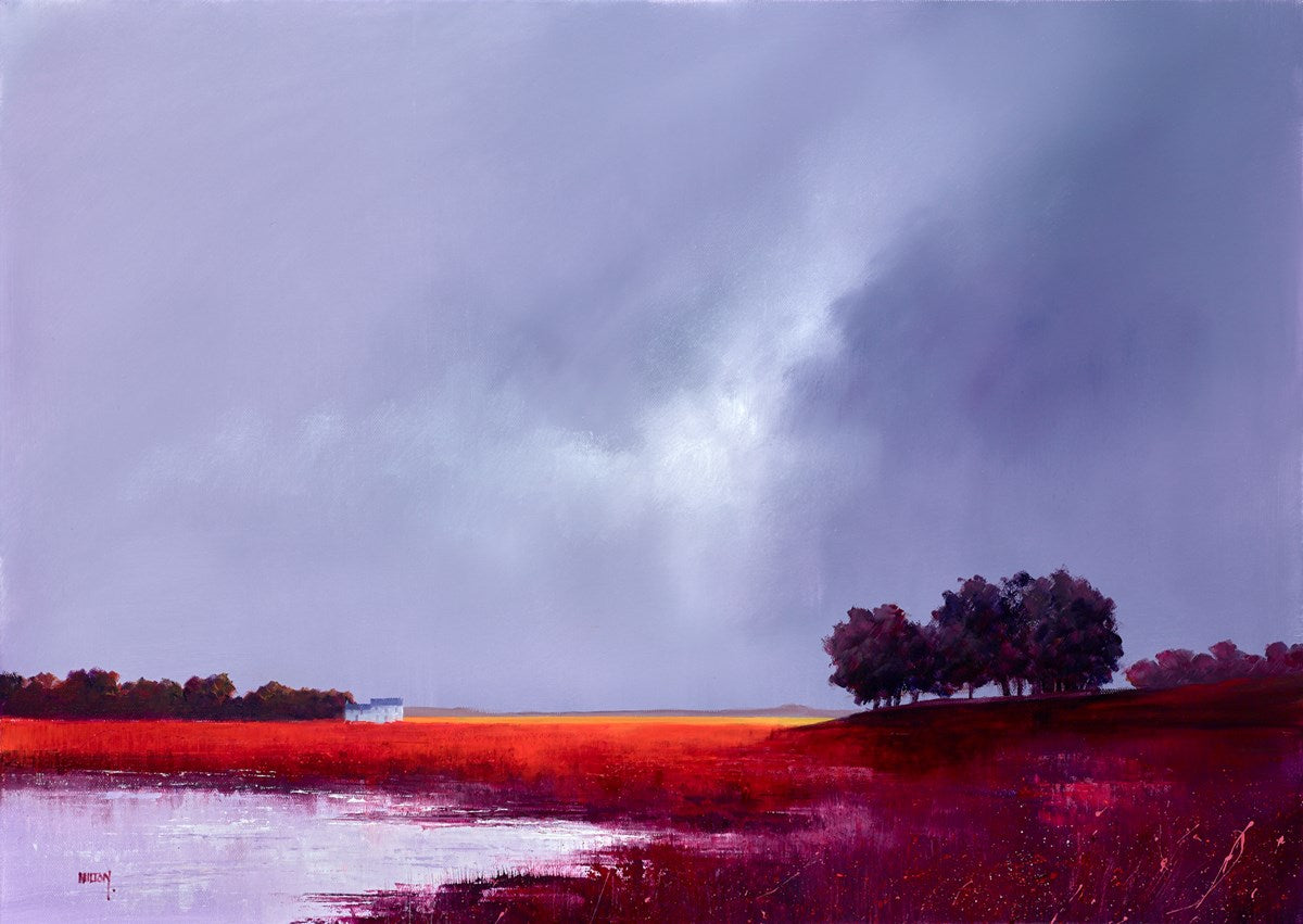 Farmland Pond | Barry Hilton – Clarendon Fine Art