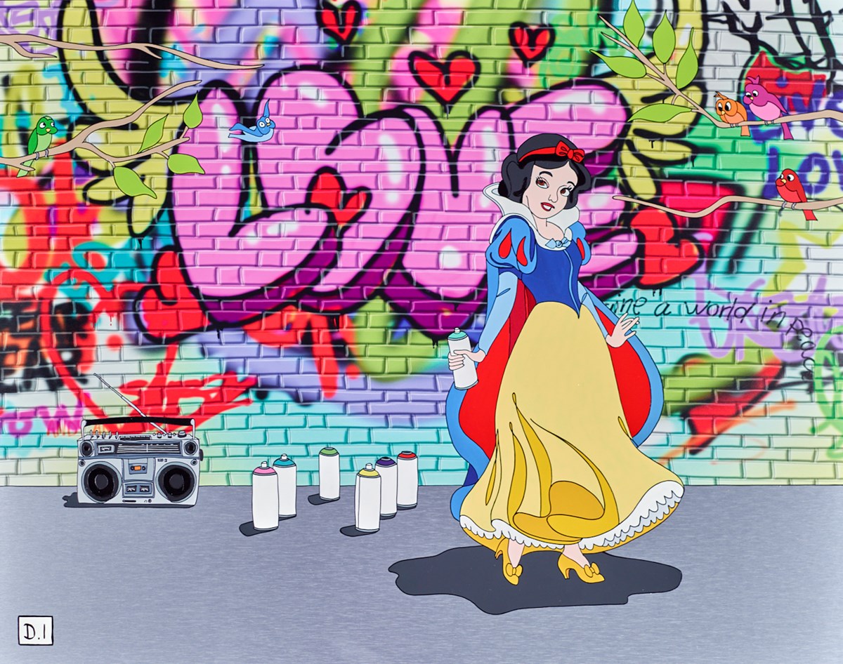 Snow White Love- Graffiti | Dylan Izaak – Clarendon Fine Art
