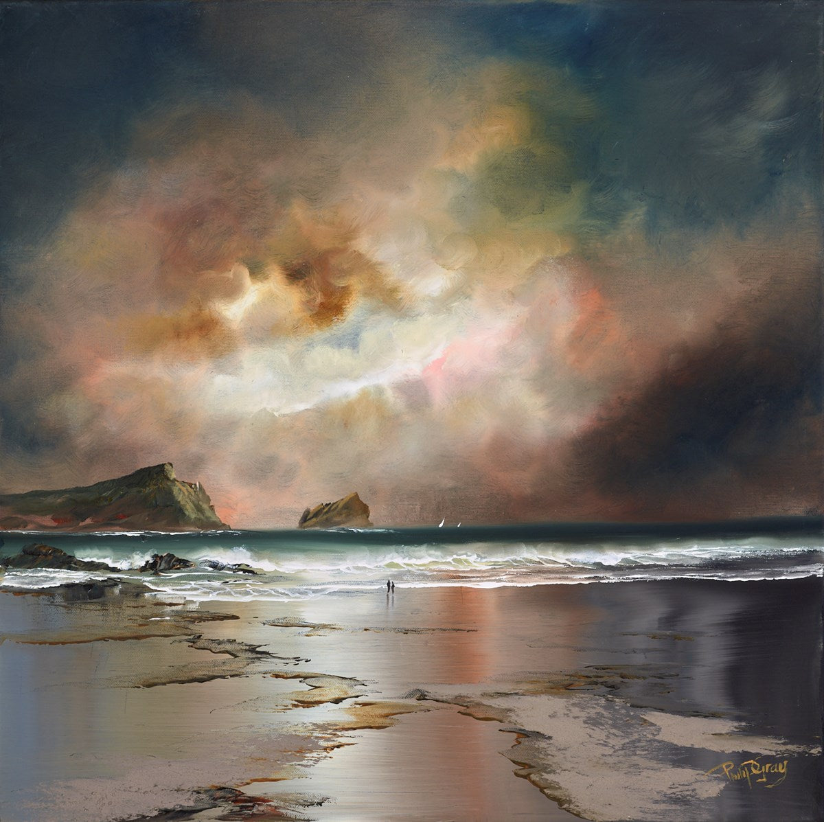 Watching The Waves IV | Philip Gray - Clarendon Fine Art