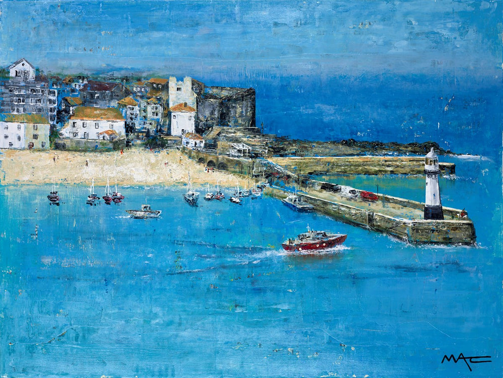 Lighthouse , St Ives | Mark Curryer – Clarendon Fine Art